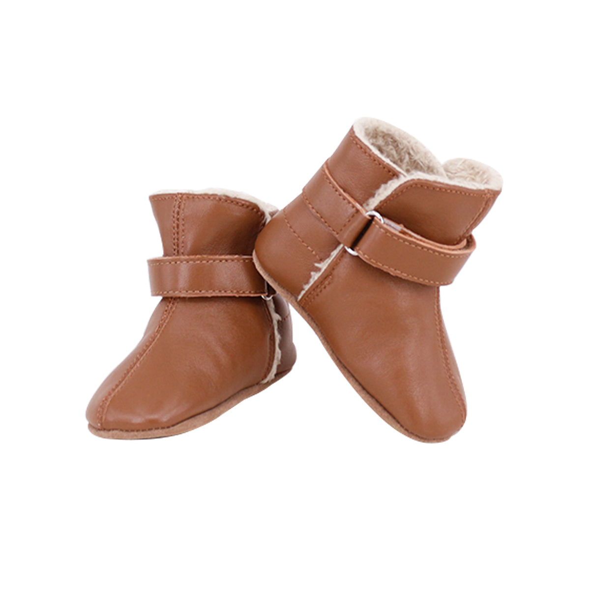 SKEANIE SNUG Baby & Toddler First/Pre Walker Boots Tan